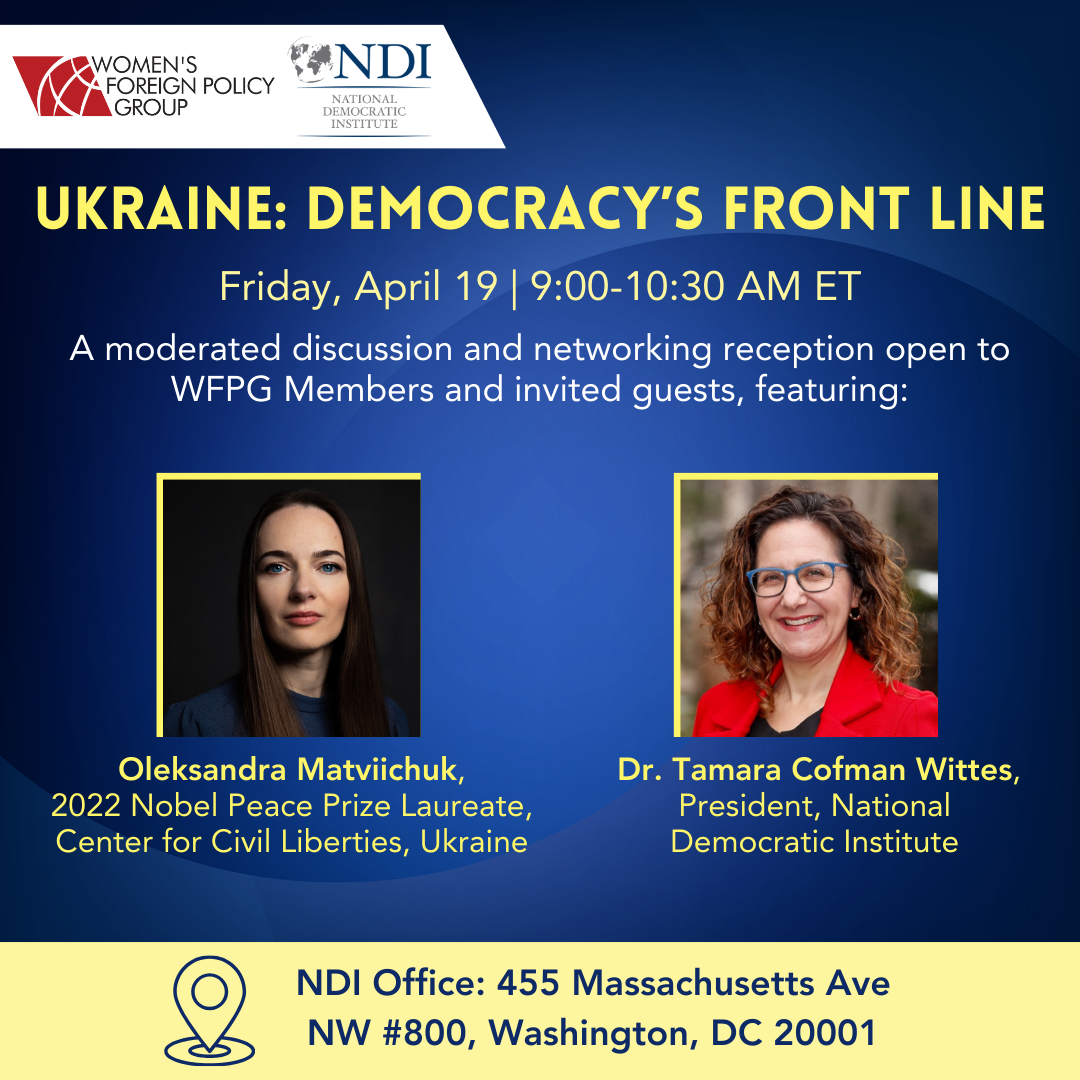 04/19/24: Ukraine: Democracy’s Front Line